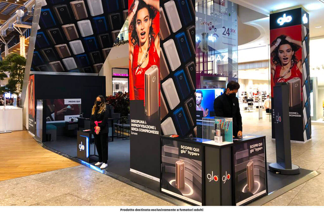 glo™ pop up: le nuove aperture nei centri commerciali | glo™